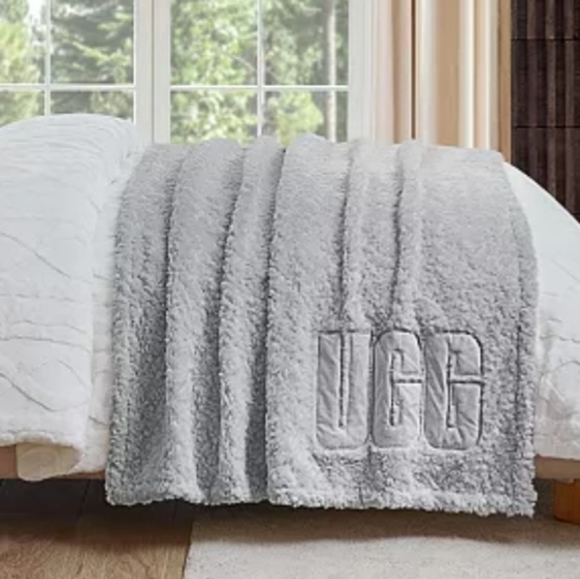 UGG | Bedding | Nwt Ugg Logo Throw | Poshmark